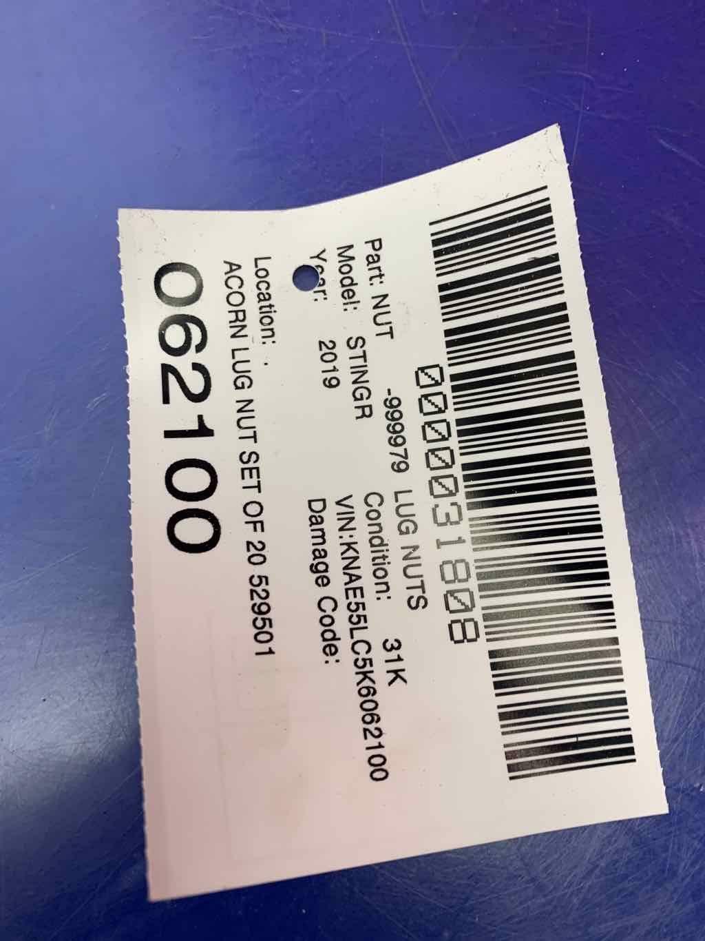 2018-2021 KIA STINGER OEM ACORN LUG NUT SET OF 20 5295014140 | eBay