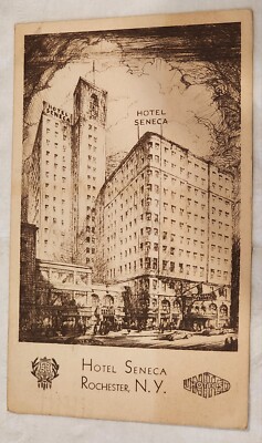 Postcard - Hotel Seneca, Rochester, NY (postmarked 1939) | eBay