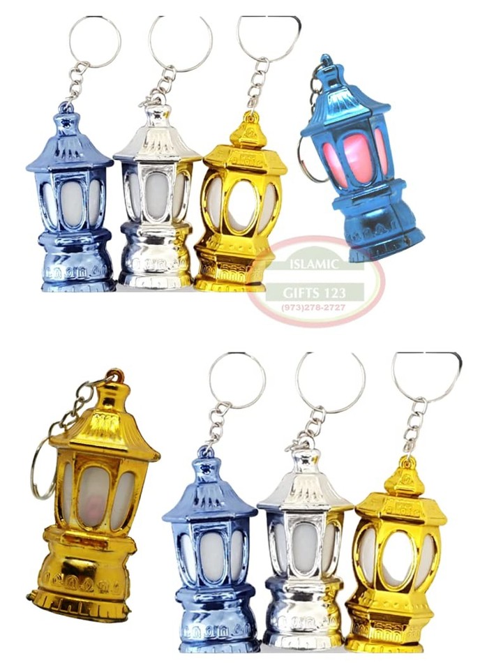40pcs Mini Keychain Flashlights LED Lanterns Eid Ramadan Camping Travel ...