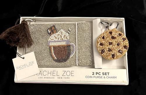 New Release Rachel Zoe 2 Pc Set Beaded Cookie Hot Cocoa Coin Purse ...