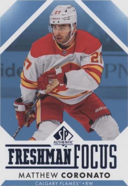 2023-24 Sp Authentic - Freshman Focus Matthew Coronato #FF-24 Blue (RC ...