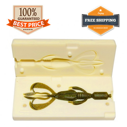 Keitech Crazy Flapper Fishing Mold Lure Craw Bait Mold Soft Plastic 38 ...