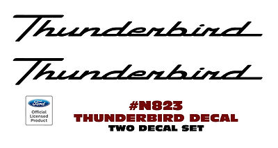 N823 FORD - THUNDERBIRD DECAL SET | eBay