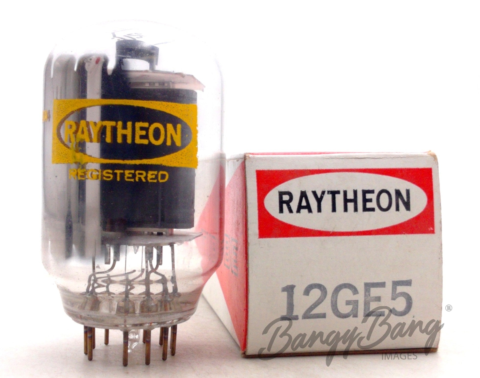 Raytheon 12GE5 Compactron Beam Power Pentode Radio/TV Audio Vacuum Tube ...
