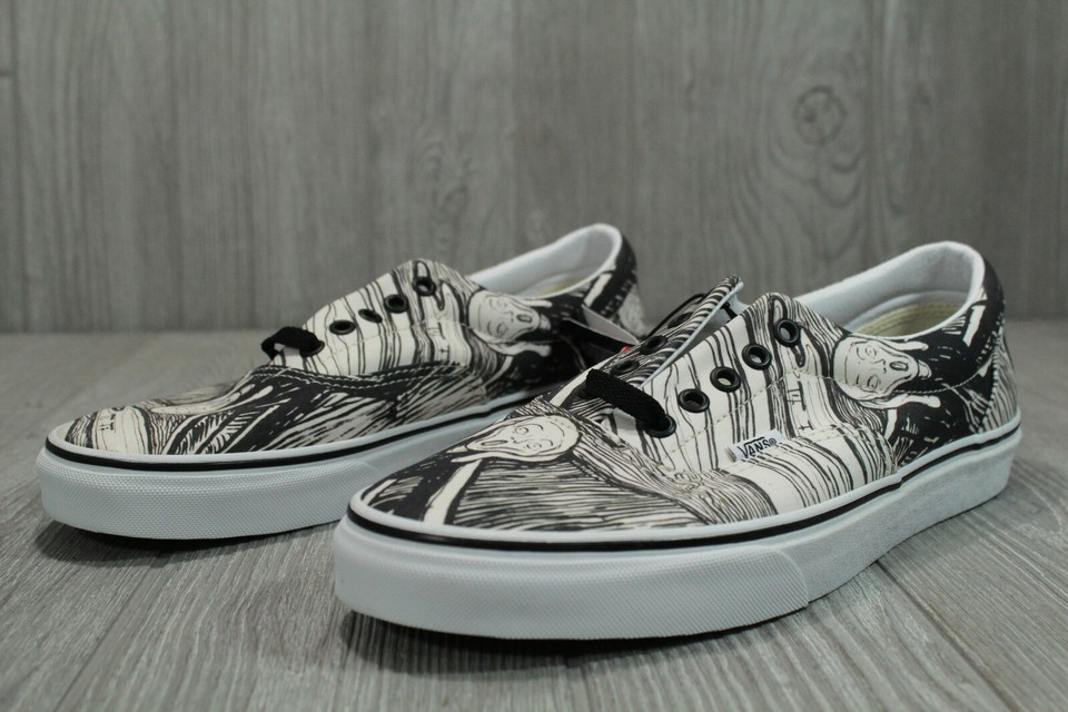 60 NEW Vans MOMA The Scream Edvard Munch Era Men's Lace Up Shoes Size 5 ...