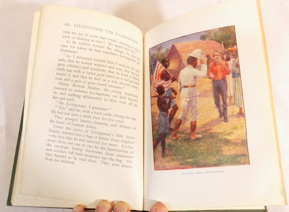 Livingstone The Pathfinder by Basil Mathews Hardcover Missionary ...