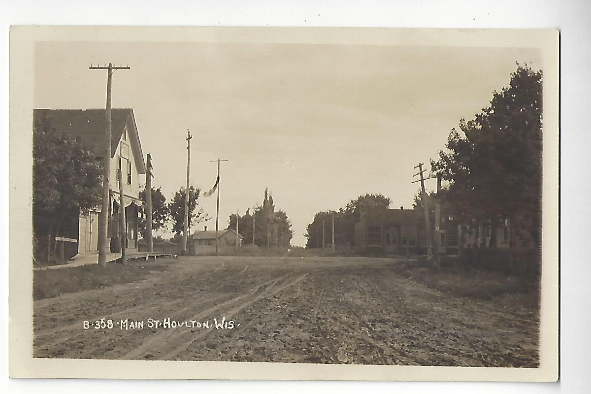 Main St., Houlton, Wisconsin RPPC | eBay