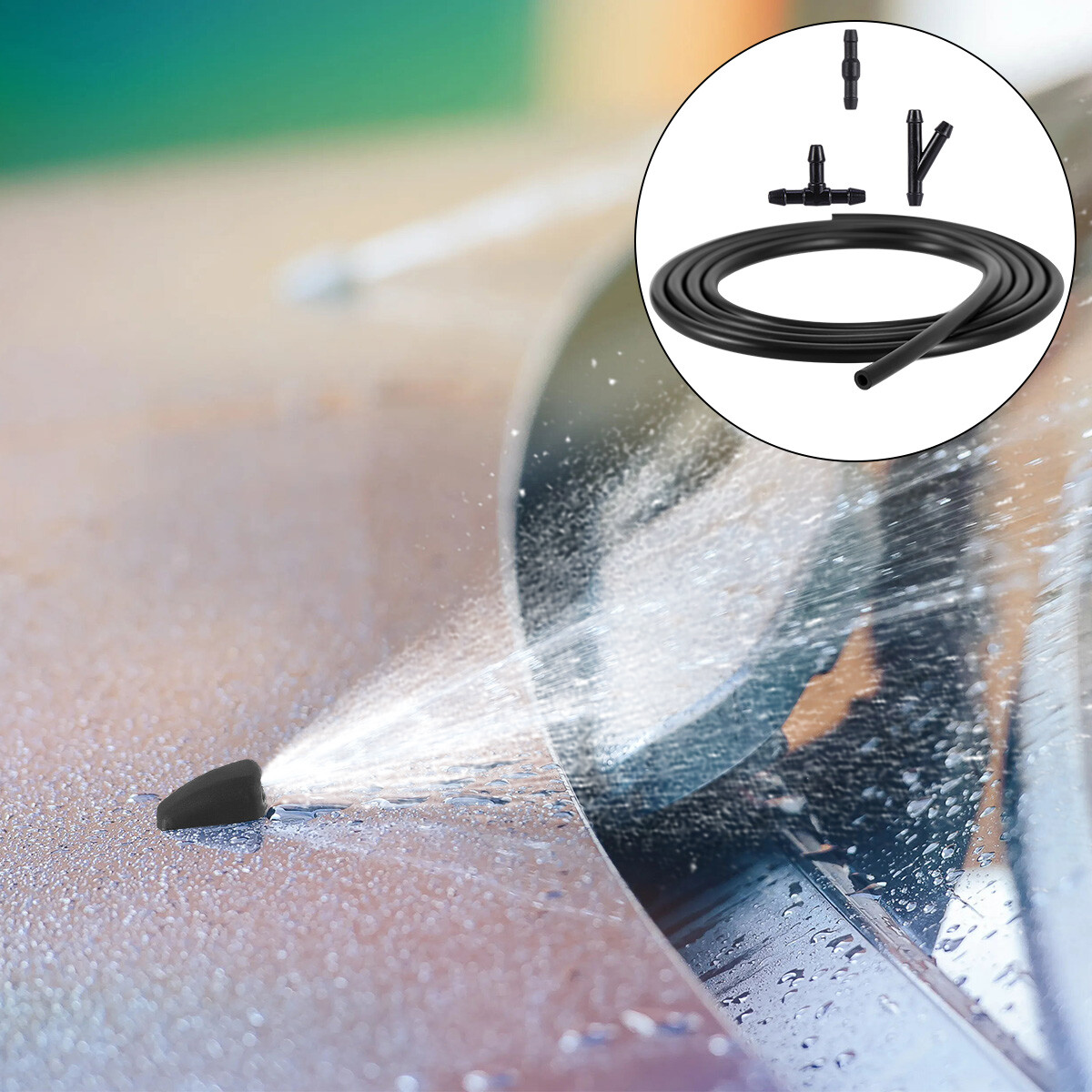 Universal Car SUV Windshield Washer Fluid Hose Kit 6.5Ft with Hose ...