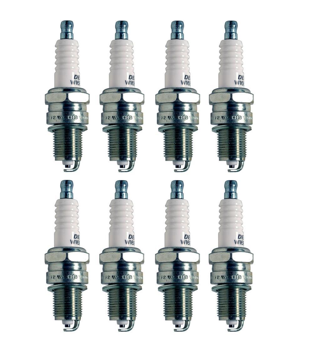 For Toyota BMW Dodge Jeep Mercedes Spark Plug Set of 8 DENSO W16EXR U ...