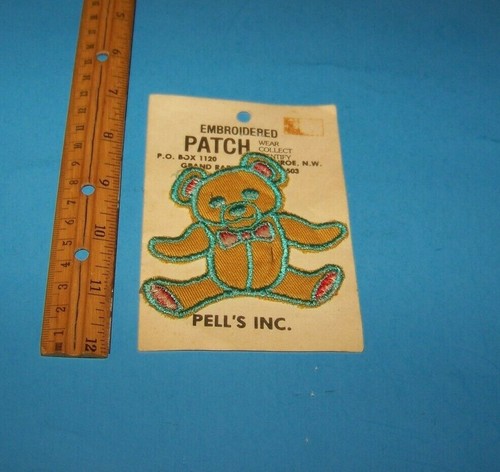 Teddy Bear Vintage Embroidered Patches 1980's | eBay
