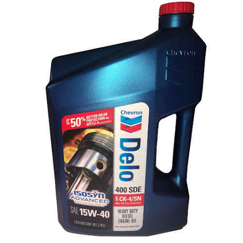 Delo 400 XLE SAE 15W40 Heavy Duty Diesel Engine Oil, Synthetic, 1 U.S ...