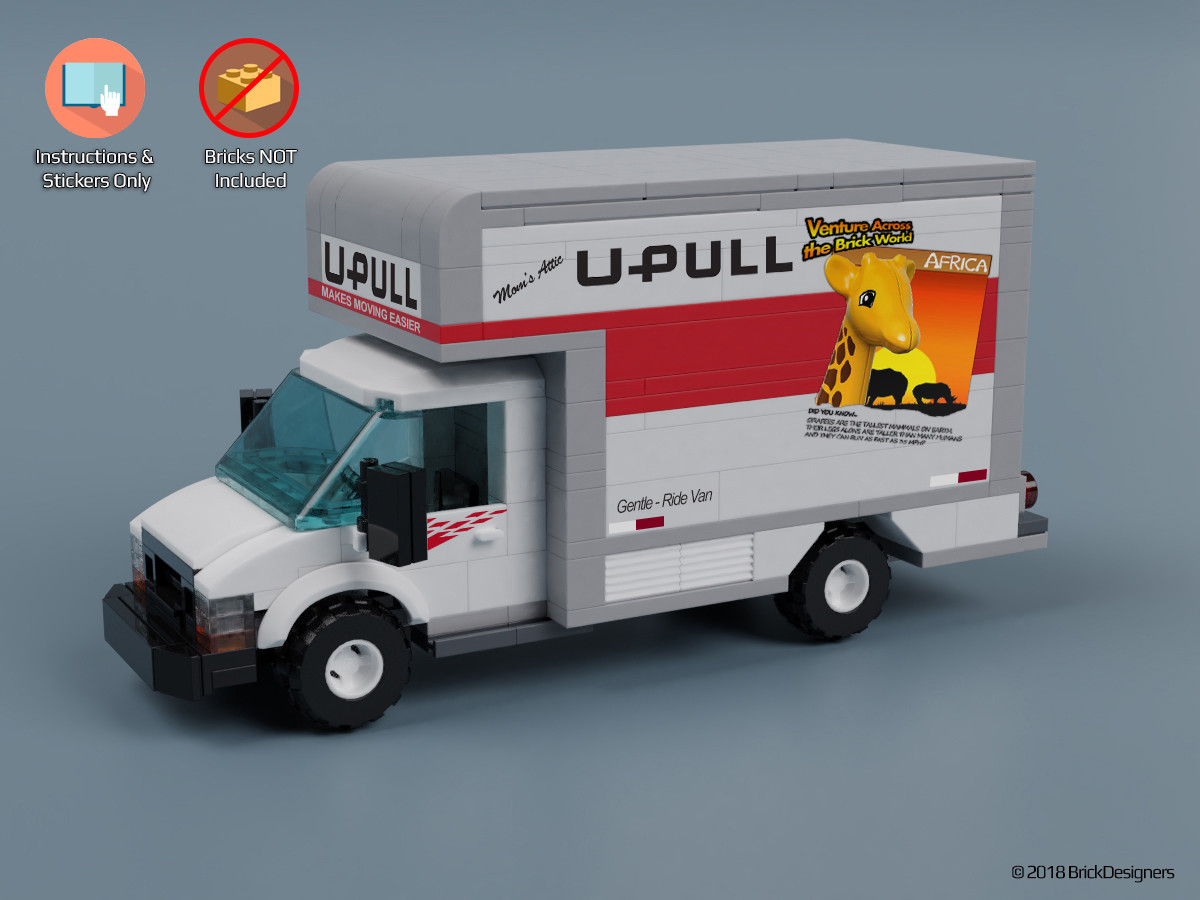 INSTRUCTIONS + STICKERS ONLY - Custom Moving Truck | eBay