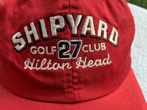 Shipyard Golf Club Hilton Head Hat Cap Strapback Embroidered SpellOut ...