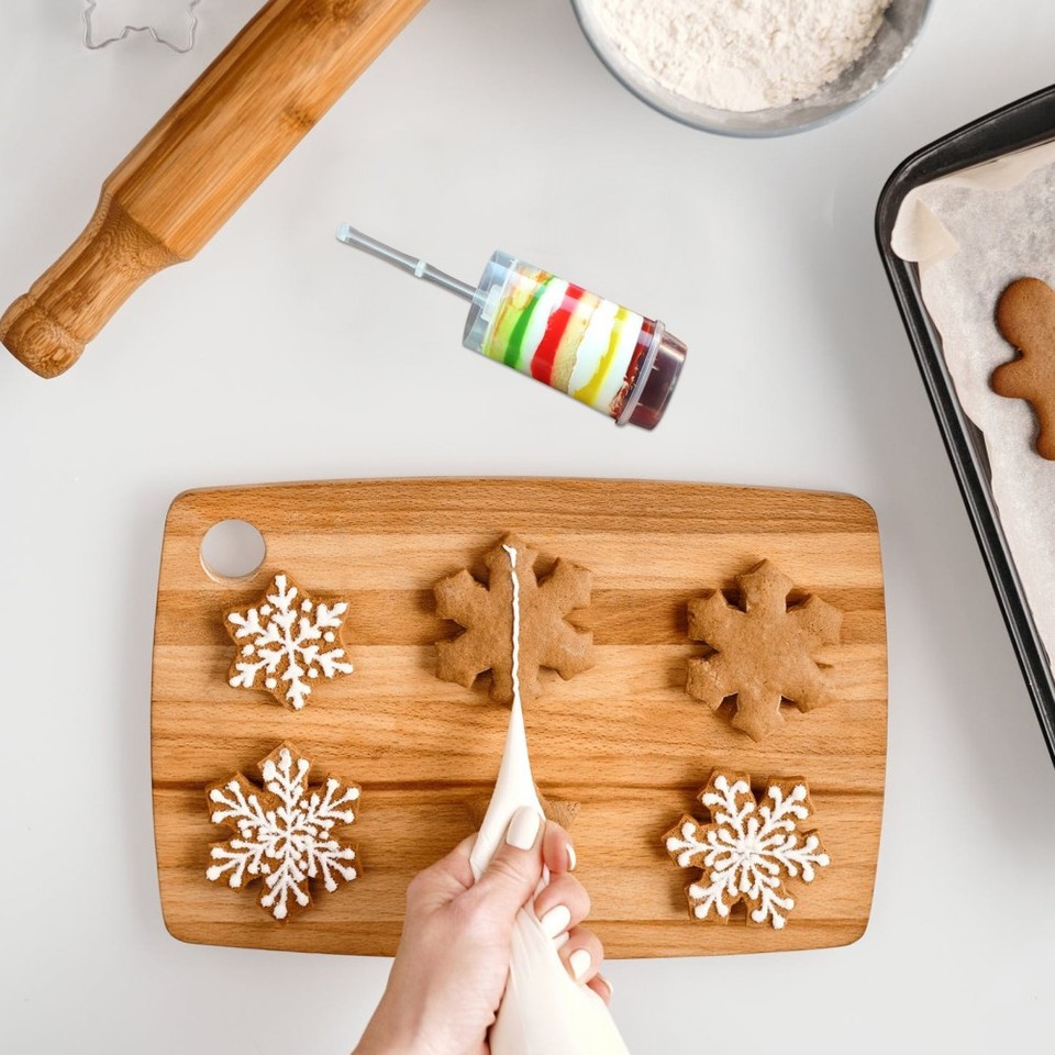 20 Pcs Cake Container Holder Cylinder Push Containers Pop Shooter ...