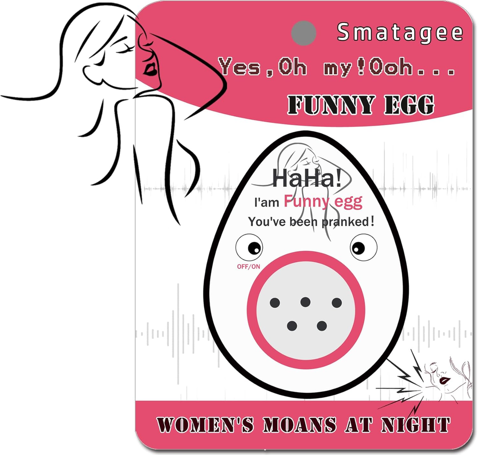 Funny Egg Realistic Moaning Woman Sound Effect,Mini Hidden Prank Noise ...