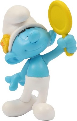 Vanity Smurf with Mirror Giochi Preziosi The Smurfs Figures 5.5 cm ...