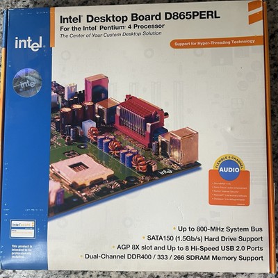 Intel D865PERL ATX Motherboard Socket 478 for Pentium 4 CPU DDR SDRAM | eBay