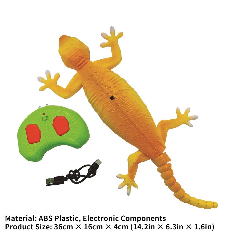 Wall Climbing Gecko Toy – Rechargeable RC Robot for Kids, Drives on ...