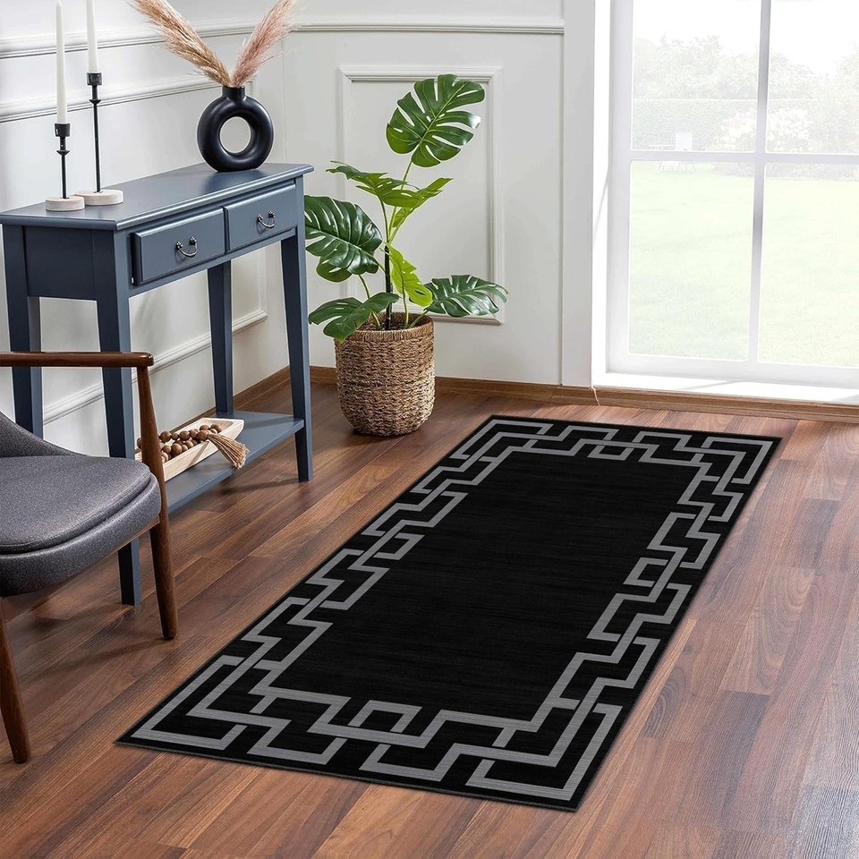 Contemporary Greek Key Design Rug 40x60cm – Perfect for High-Traffic ...