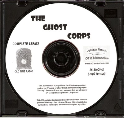 THE GHOST CORPS - 26 Shows Old Time Radio In MP3 Format OTR 1 CD | eBay