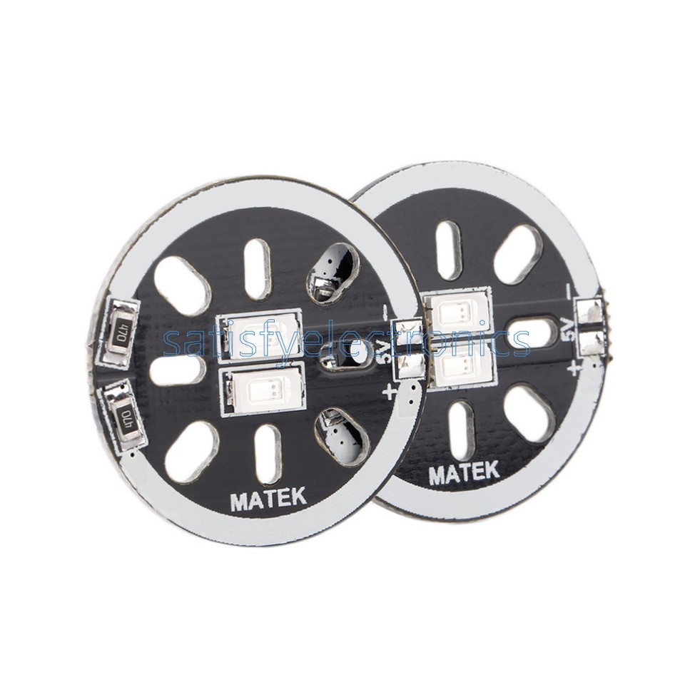 LED White X2/5V Motor Mount Light Board for 1806 2204 2206 Multicopter ...