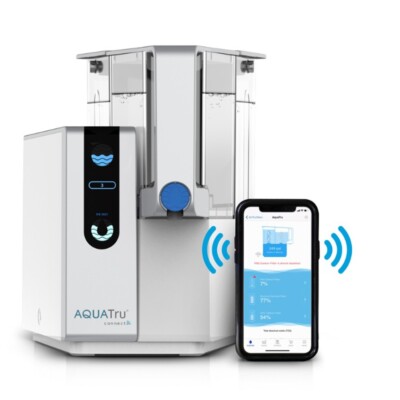 AquaTru Classic Smart Countertop Water Filtration System 4-Stage ...