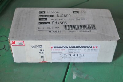Emco Wheaton Fuel Tank Level Control Valve G2270-012B | eBay