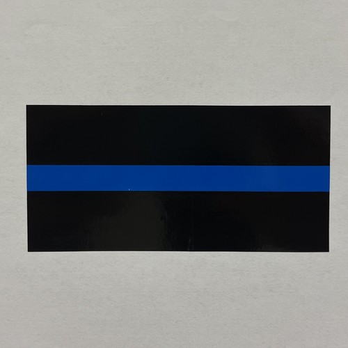 Thin Blue Line Decal - Bumper Sticker or Window Decal | eBay