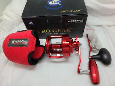 PRO GEAR Oceanus SD35 Pro Gear SD 35 Best Star Drag reel Red RH Limited ...
