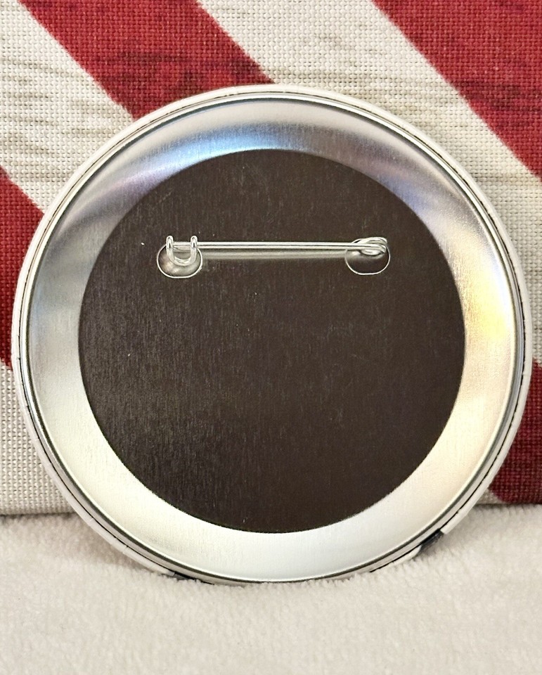 Trump 2024 Anti-Democrat Political "Satire" Pin-Back Button 3" Round ...