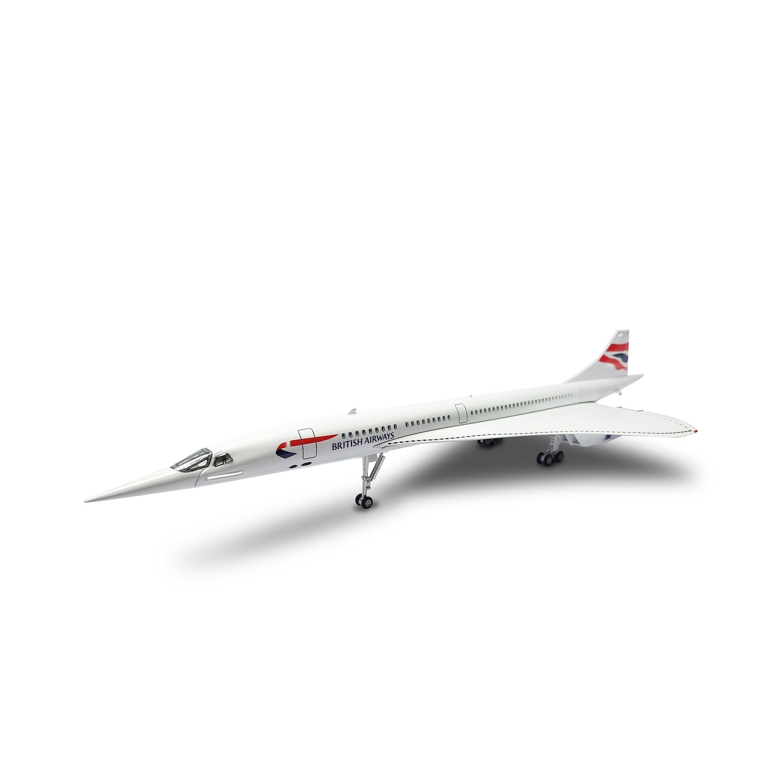 1:125 Concorde Airplane Model Pre-Build Diecast Aircraft Model Kits ...