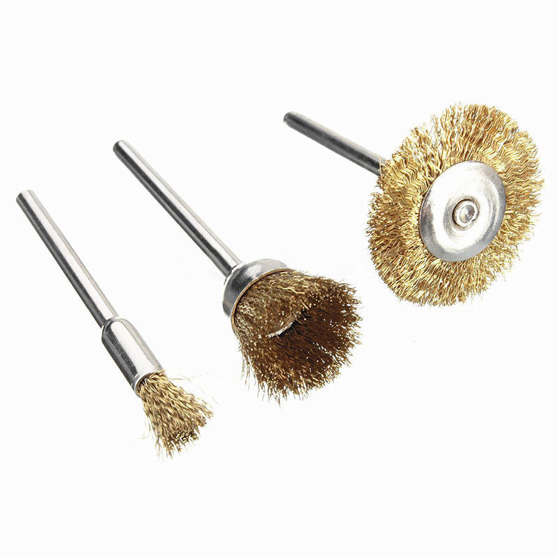 2.35mm Shank Polishing Brush Buffing Wheel Discs For Drill Bit Grinder ...