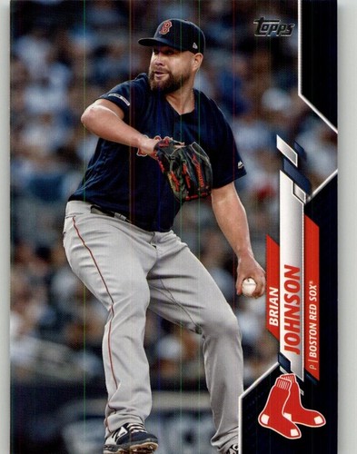 2020 Topps Update Brian Johnson Royal Blue #U-89 Boston Red Sox | eBay
