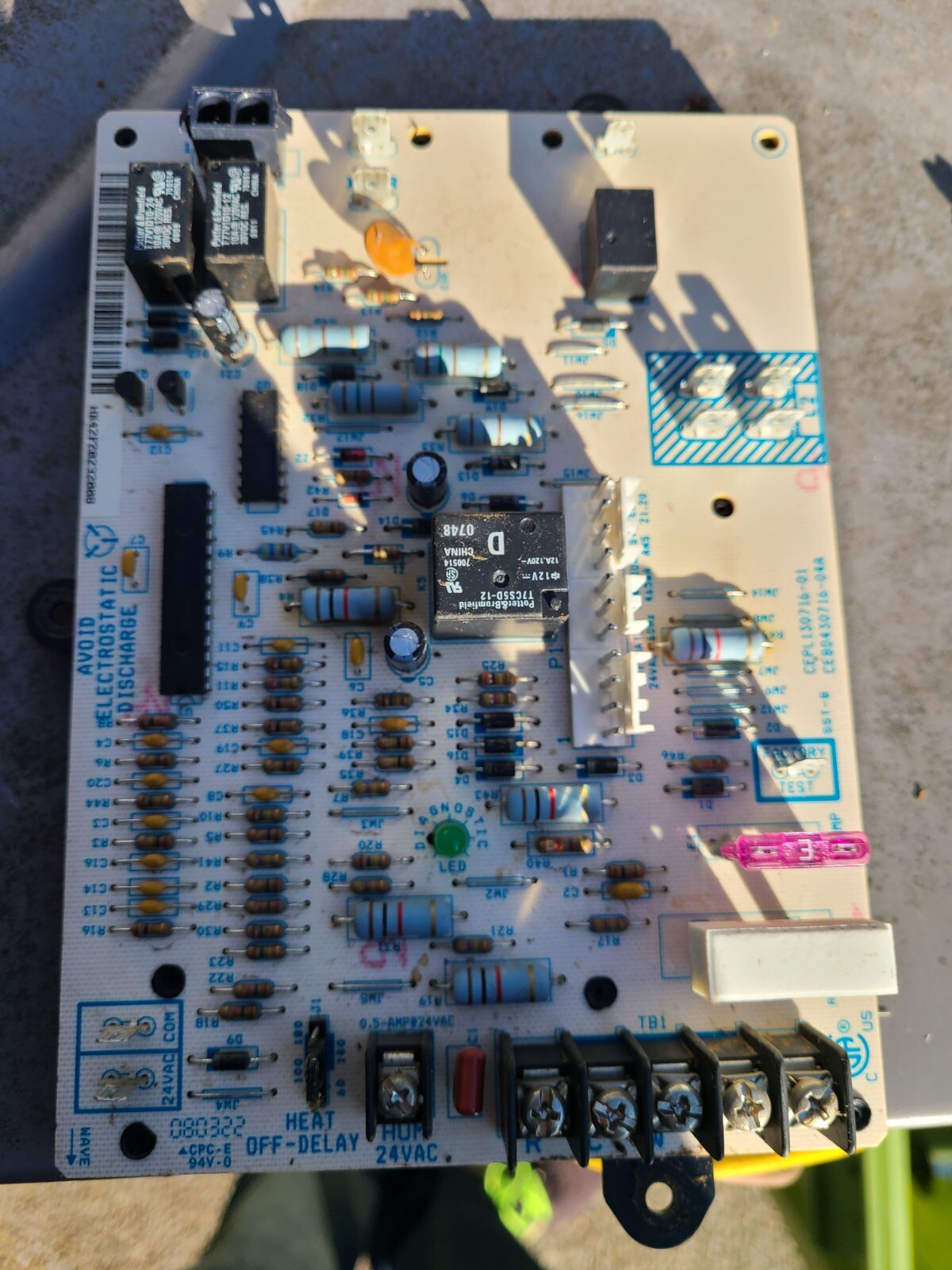 Carrier Bryant Control Board Hk42fz023 Cepl130716-01 Cebd430716-04a # ...