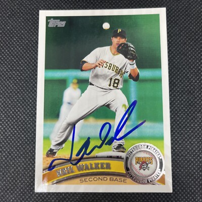 Neil Walker Pittsburgh Pirates Signed Auto 2011 Topps Card #245 ~ COA ...