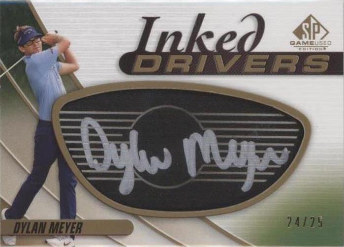 2021 SP Game Used - Inked Drivers Dylan Meyer #ID-DM Black /25 (AU, RC ...