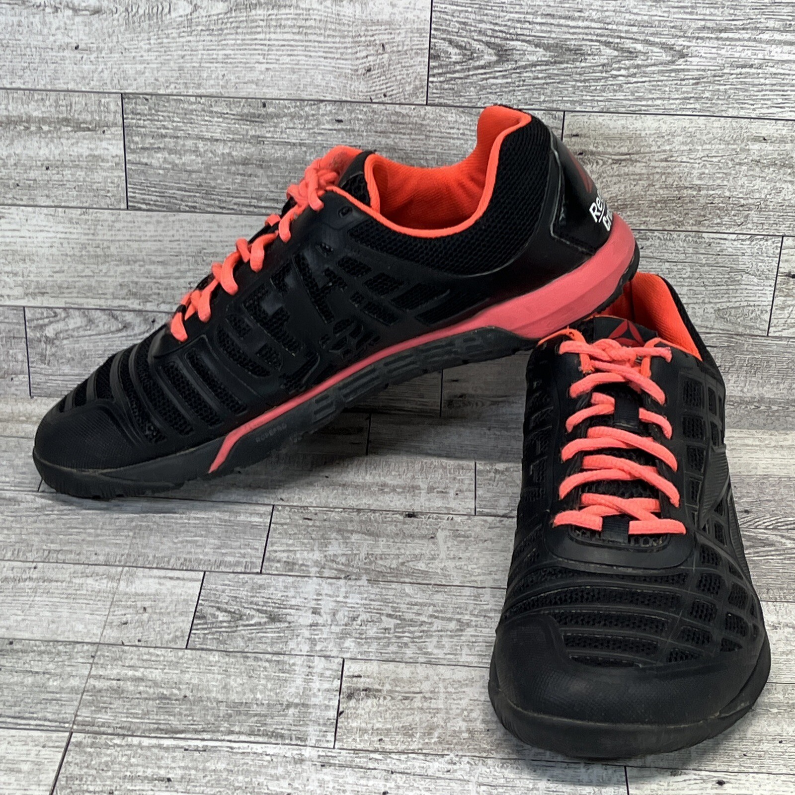 Reebok Crossfit Nano 3 V59942 Black Salmon Running Sh… - Gem