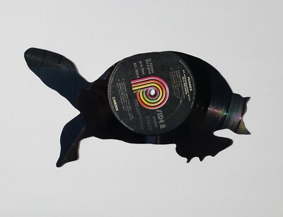 Hand Cut Vinyl Record Art Turtle Silhoutte | eBay