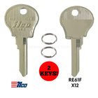 2 1969 Alfa Romeo Spider Automotive X12 RE61F RN23 NE25 PP10 ILCO Key ...