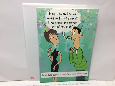 HALLMARK HAPPY NEW YEAR GREETING CARD New w/envelope "Remember-we went ...