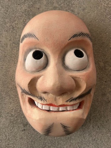 Japanese Traditional Noh Mask Omen Kabuki 72-D20 | eBay