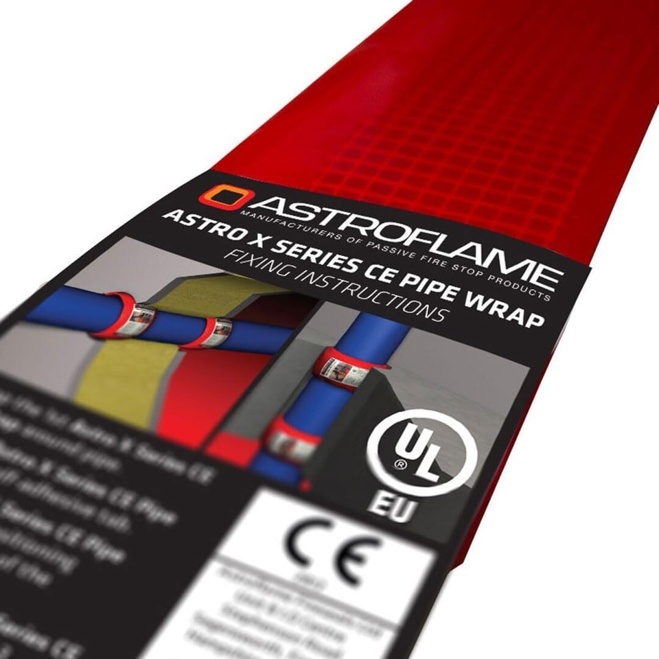 Astroflame Intumescent Fire Resistance CE Marked Pipe Wrap, Fire ...