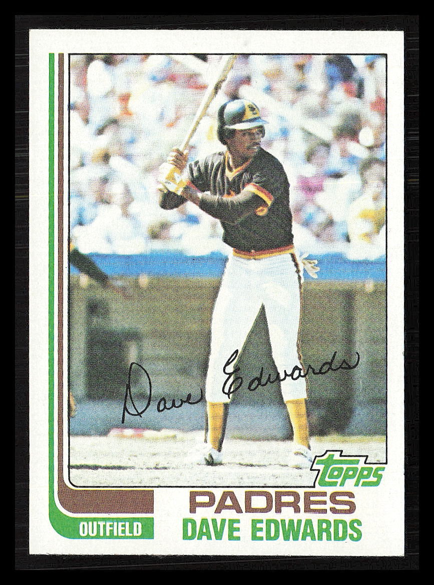 Dave Edwards 1982 Topps #151 San Diego Padres | eBay