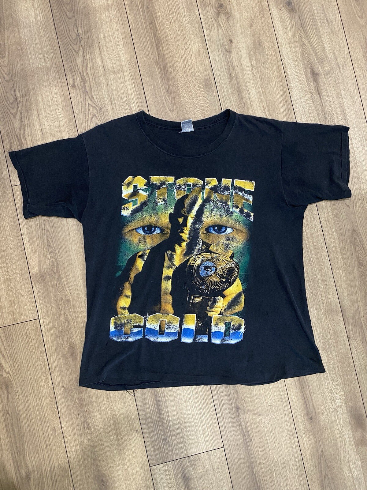 Vintage Stone Cold Stone Cold Steve Austin Rap Tee - Gem