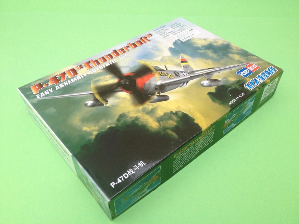 1:72 HOBBY BOSS 80257 P-47D THUNDERBOLT - Einsteigerkit des legendären ...