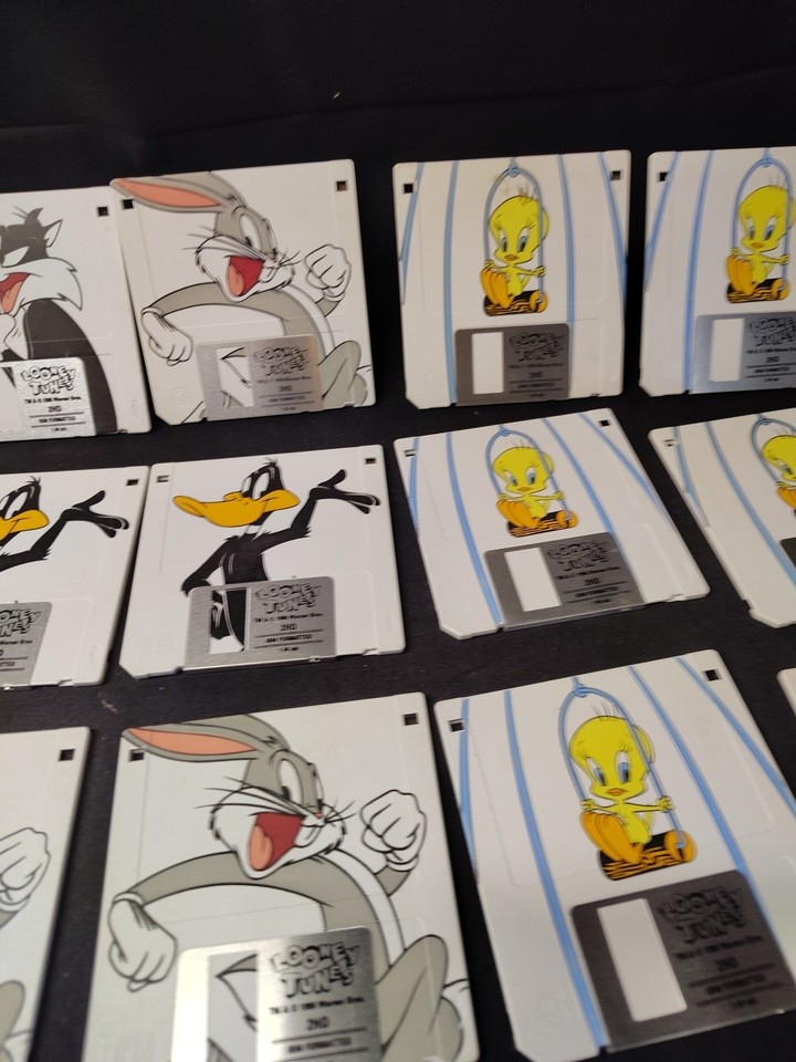 Vintage Looney Tunes Windows 95 Hard Disk Lot Of 24 | eBay