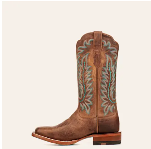 Ariat Women's Frontier Tilly Rodeo Tan TekStep Wide Square Toe Cowboy ...