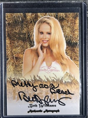 Beth Williams - 2015 Bench Warmers - Haystack - Autograph - INV2 | eBay