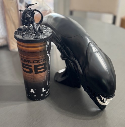 Xenomorph Popcorn Bucket / cup combo | eBay
