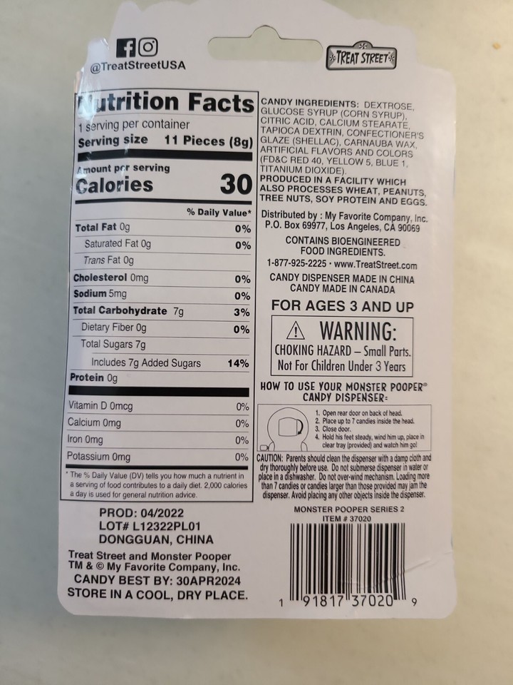 NEW Treat Street Monster Pooper * Walking Candy Dispenser * Dracula | eBay